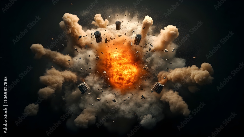 Shocking Power Plant Disaster with Massive Fireball Engulfing Facility ...