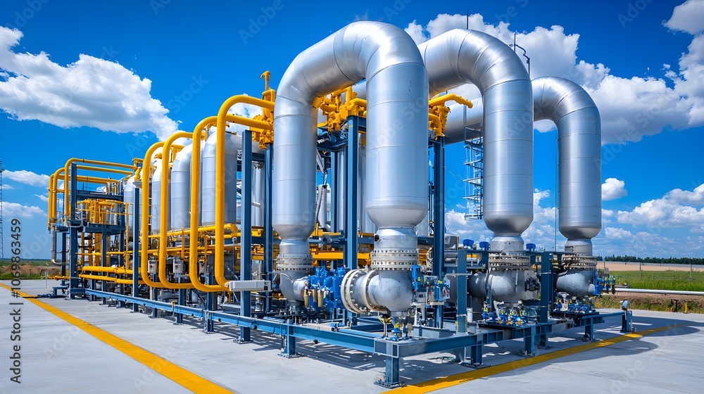 Group of engineers recording methane levels at a landfill's gas capture ...