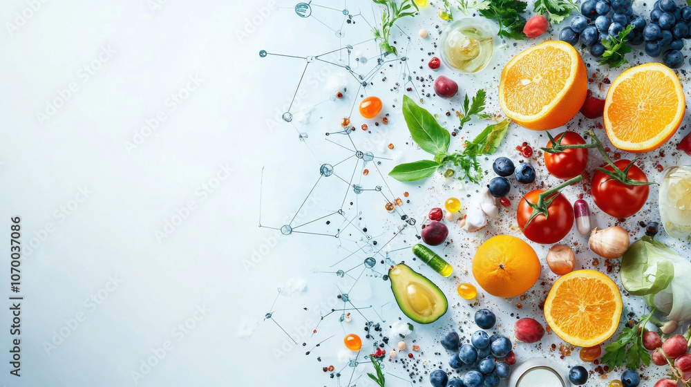 Illustration Stock Food Science is a multi-disciplinary field involving ...