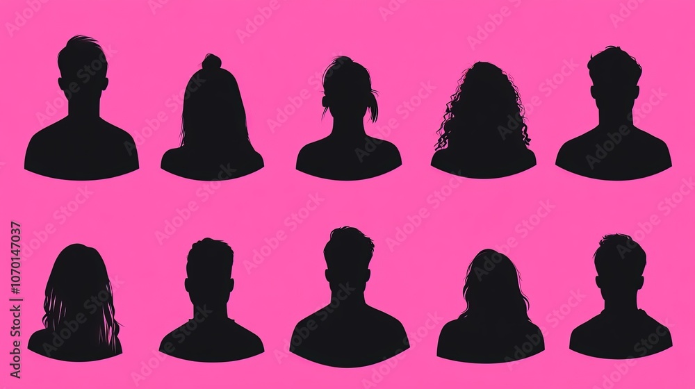 Avatar, gender neutral silhouette Vector illustration, profile picture ...