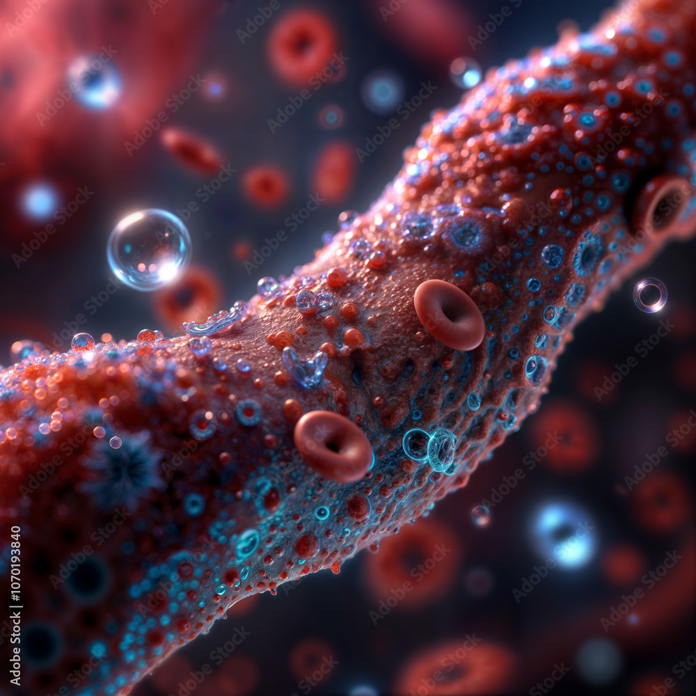 Red blood cells under microscope in vivid detail. Insight into the ...
