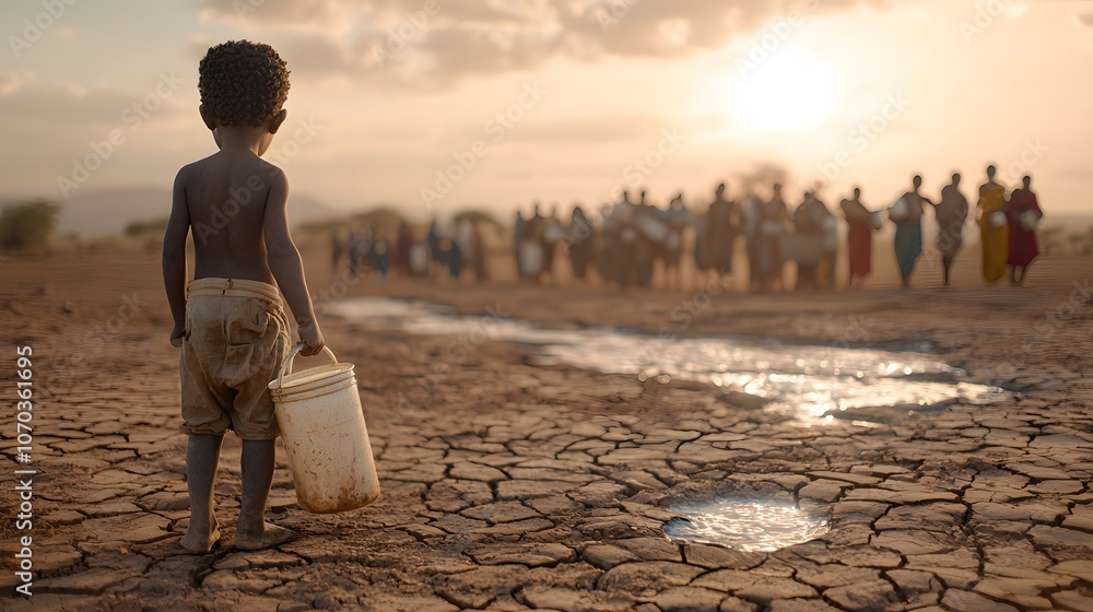 Hauntingly realistic poster depicting a future without access to water ...