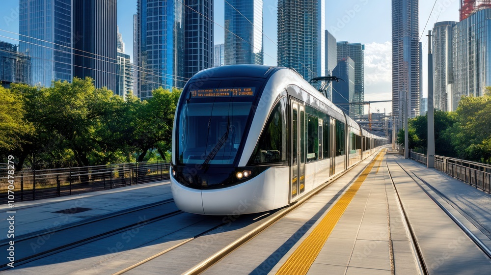 High-speed rail transit system integrating urban and suburban routes ...