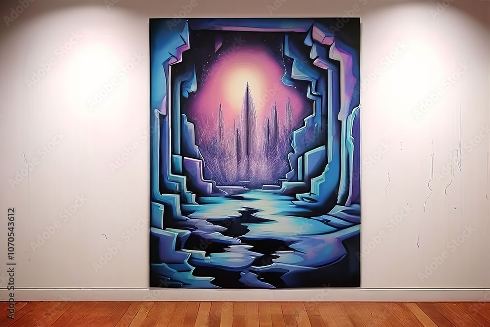 graffiti optical illusions designs that trick the eye and create Stock Photo | Adobe Stock