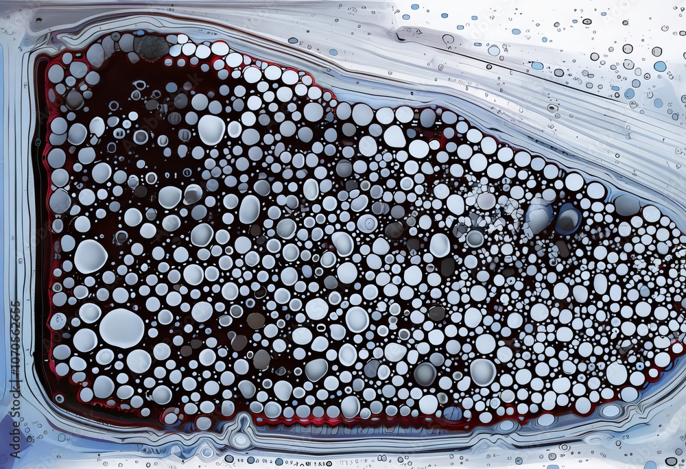 Tem Cross Section Showing Size Shape And Crystalline Structure O Stock
