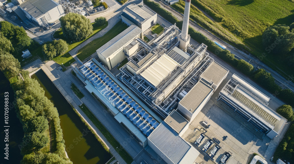 Eco-friendly carbon-neutral factory with sustainable production loops ...