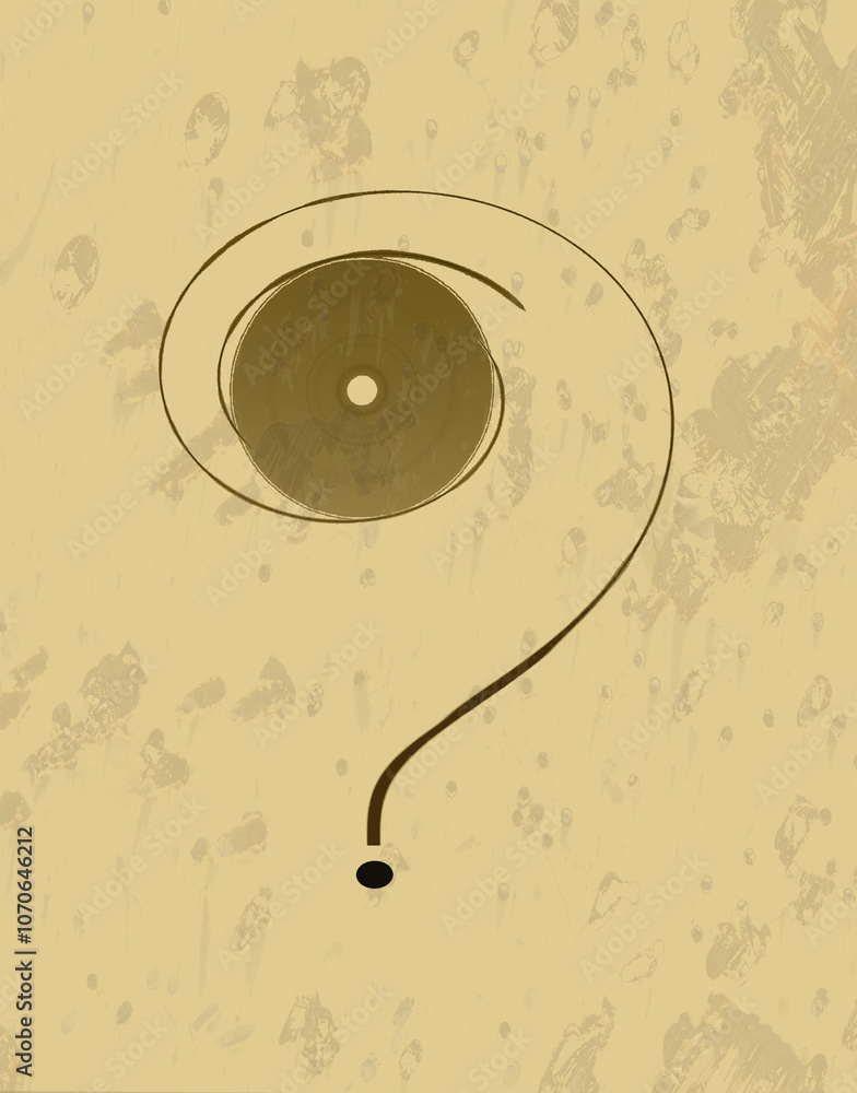 Bullseye question mark shows circle bullseye with question mark around ...