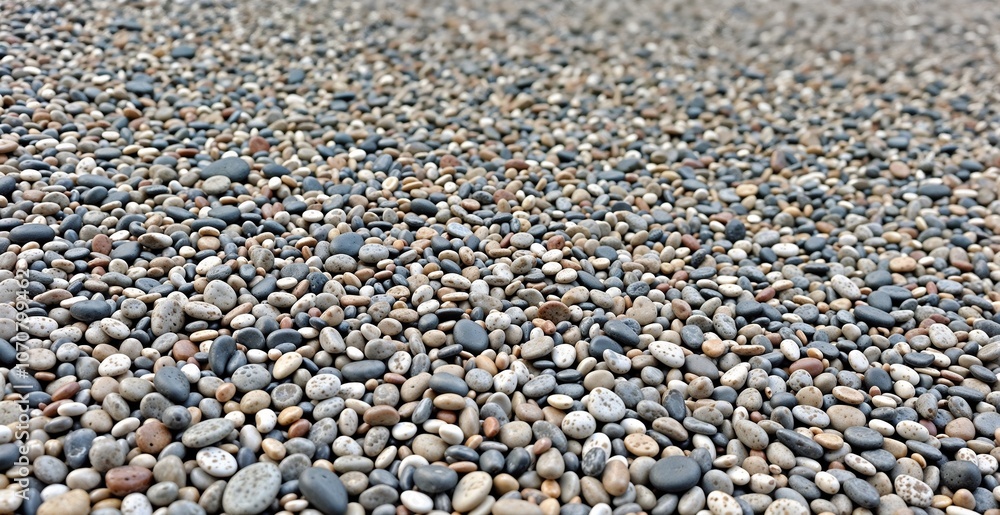 Gravel texture in natural colors with varied shapes and sizes for ...