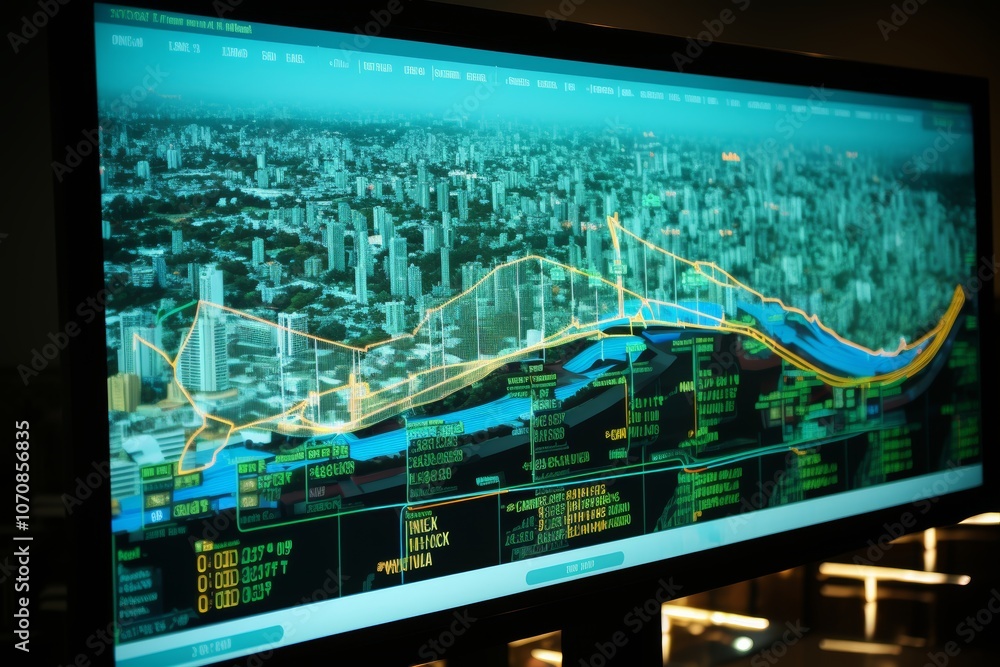 Interactive dashboard with real time graphs, parcel statuses, and ar ...