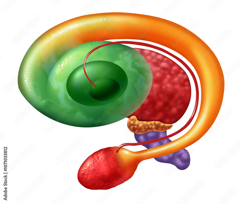 Basal Ganglia anatomy as subcortical nuclei inside the human brain ...