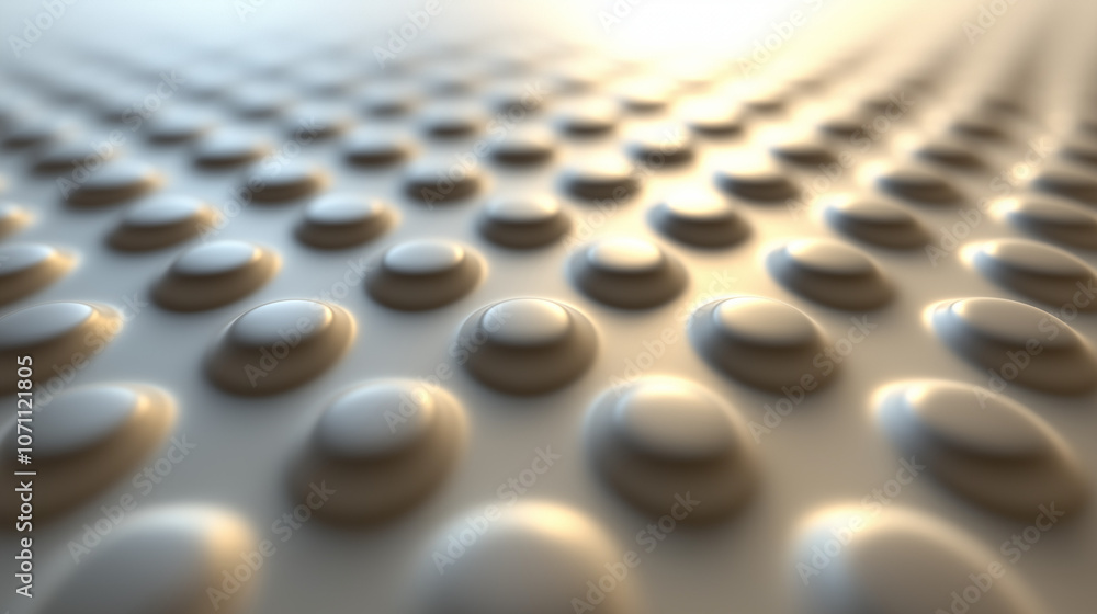 3D grid texture with soft, round bumps on a monochromatic background ...