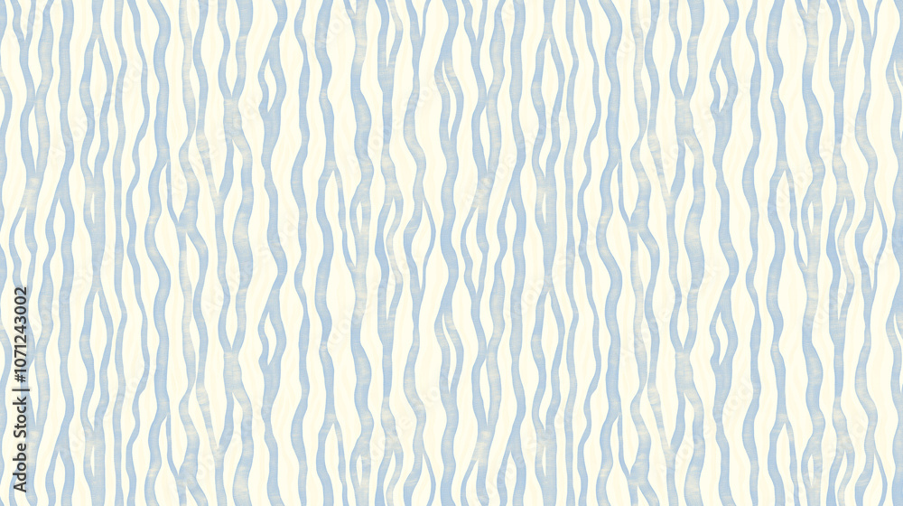 Minimalistic blue wavy line patterns for interior design and wallpaper ...