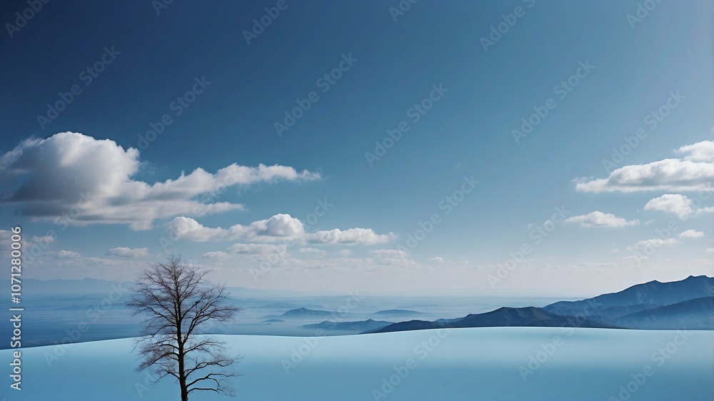 4K Blue Wallpaper, Desktop Wallpaper Stock Illustration | Adobe Stock