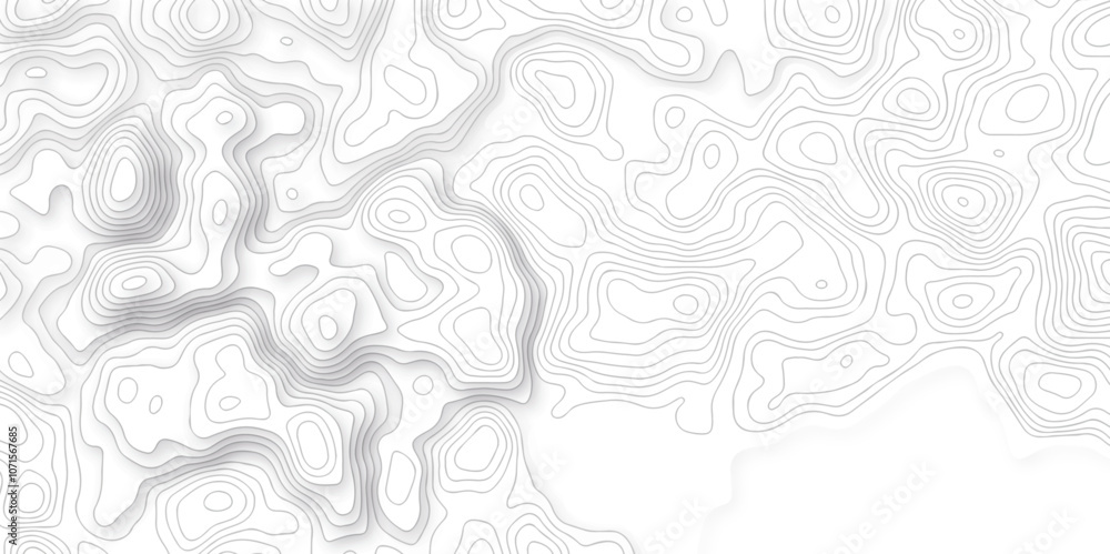 Black and white lines seamless Topographic map patterns, topography ...