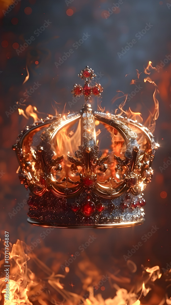 fiery king crown. rise and fall of a medieval empire. Medieval, king ...