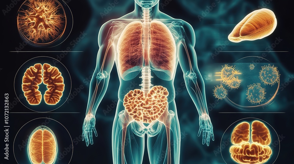Human body anatomy parts, Pain inflammation medical injury illustration ...