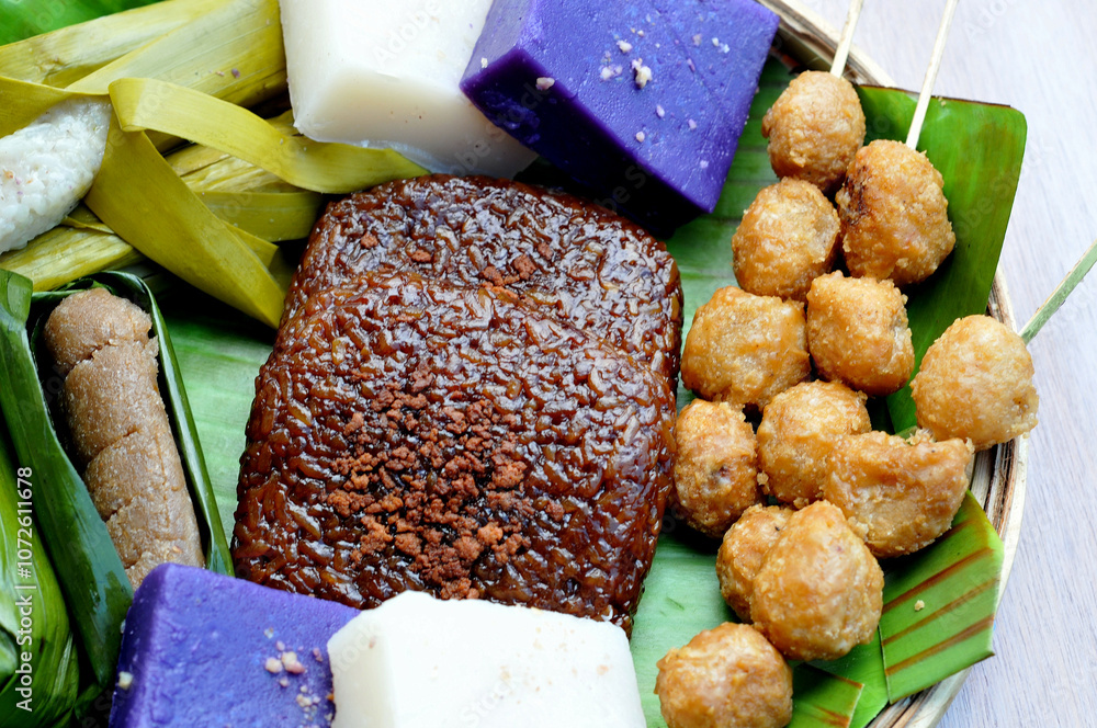 Kakanin (native filipino delicacy) Stock Photo | Adobe Stock