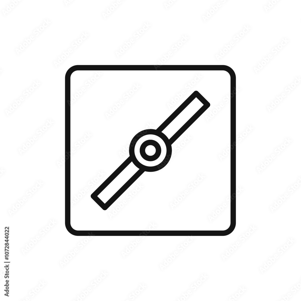damper icon vector line logo art Stock Vector | Adobe Stock