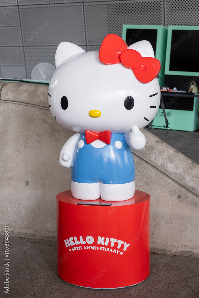 Seoul, South Korea - 2 August 2024: Hello Kitty 50th Anniversary ...