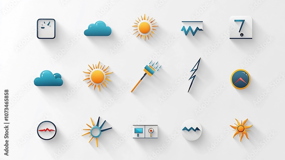 Pixel perfect weather and meteorology icons featuring editable stroke ...