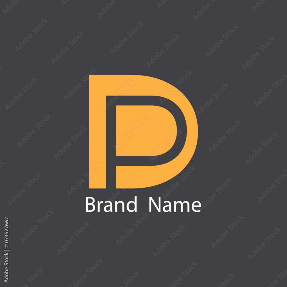 DP logo. CMYK color mode for print. Editable color. Vector EPS file ...