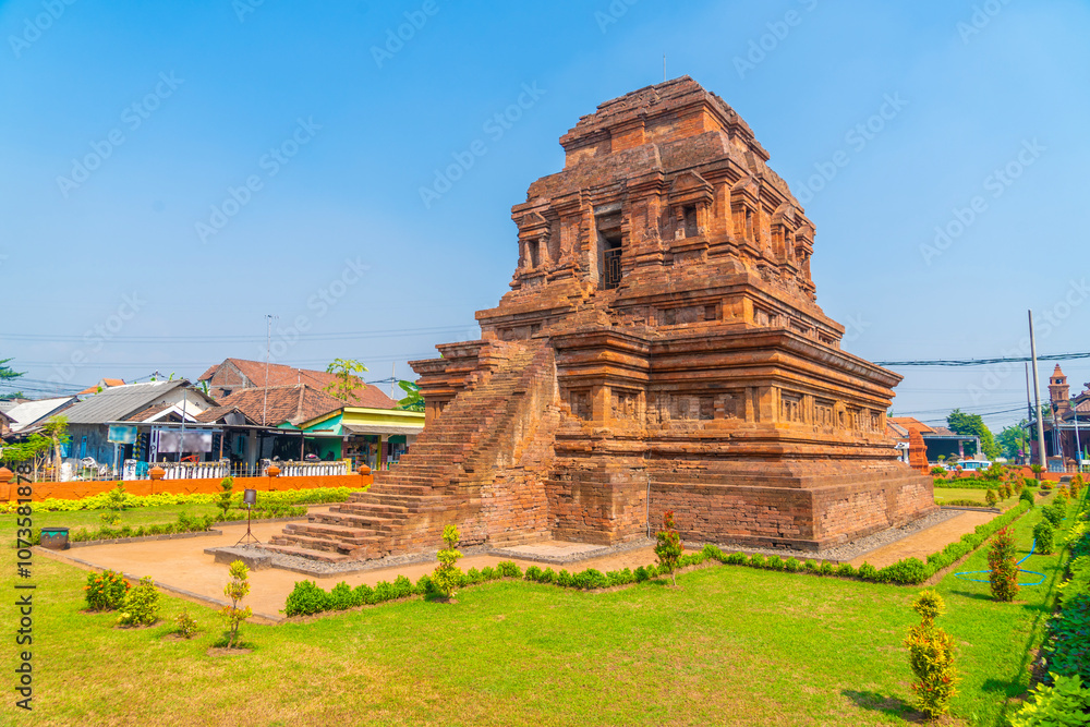 The ruins of Gunung Gangsir temple (Kebon Candi) is a Hindu temple ...