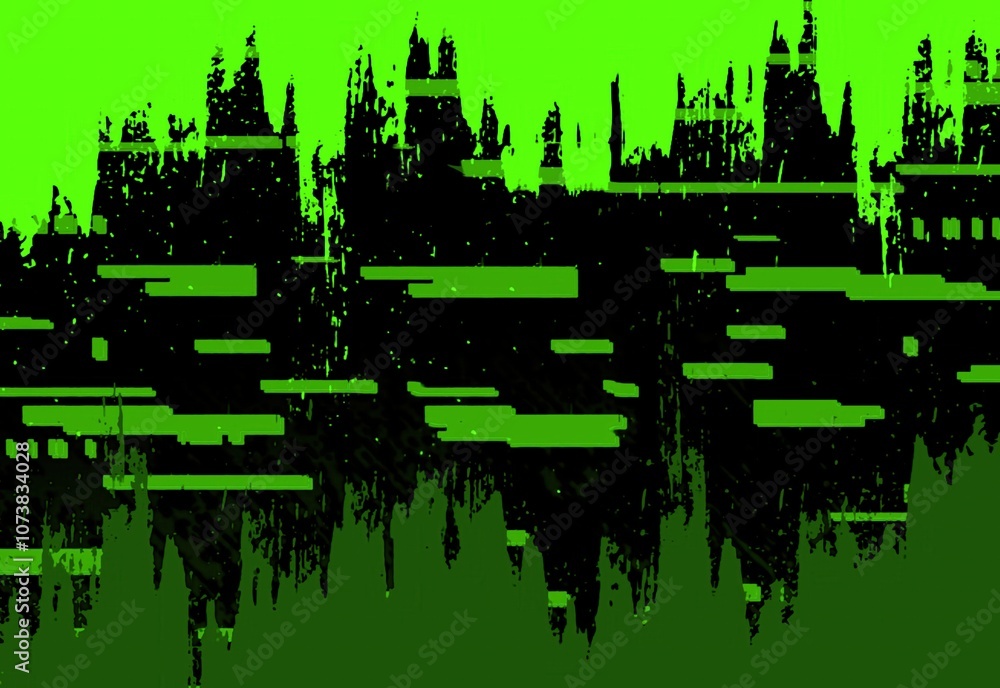 Cyberpunk geometry texture background Stock Illustration | Adobe Stock