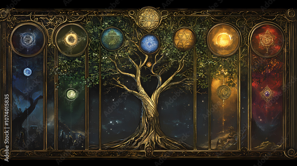The tree of life - a visual journey through the spheres of the kabbalah ...