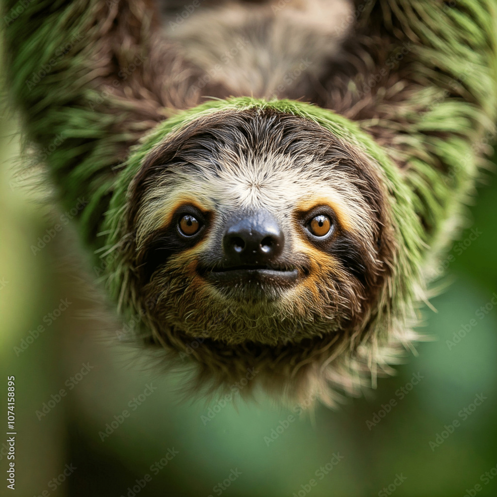 Did you know that sloths are so slow that algae can grow on their fur ...