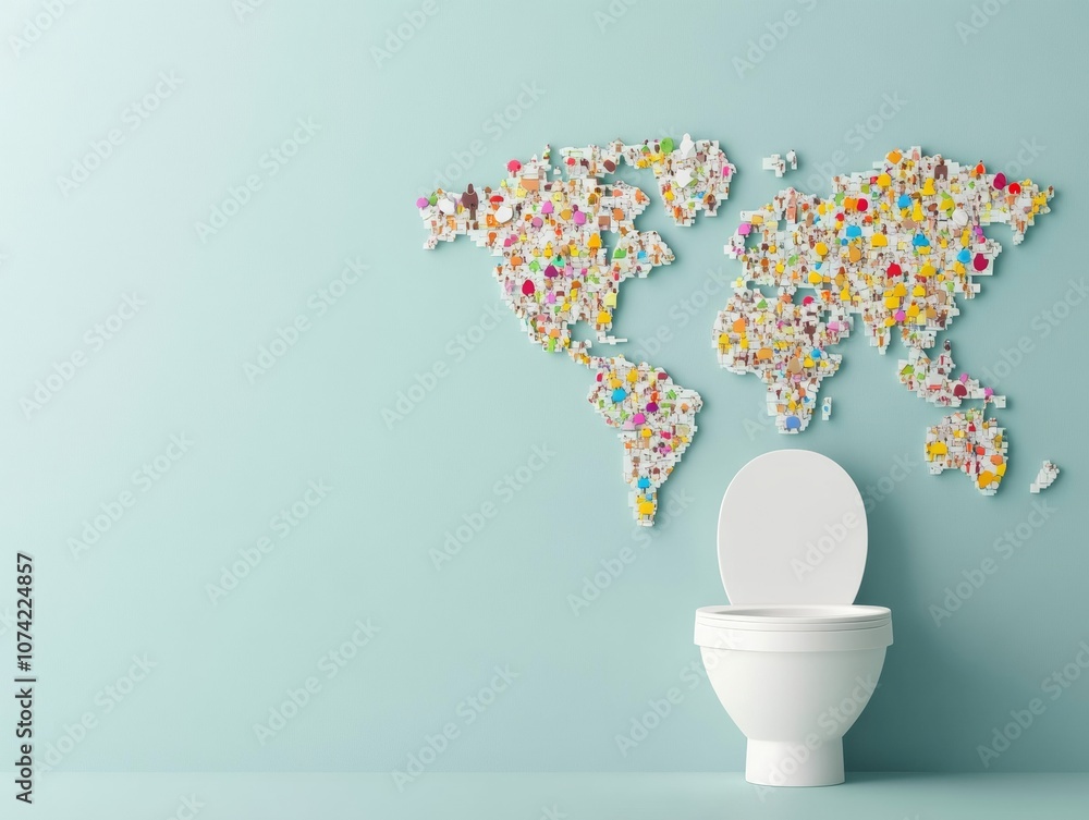 World Toilet Day Infographic Global Sanitation Awareness with ...