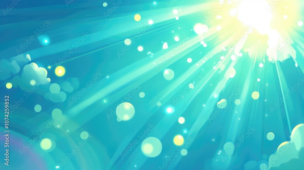 Stock-Illustration „2D cartoon illustration featuring a transparent ...