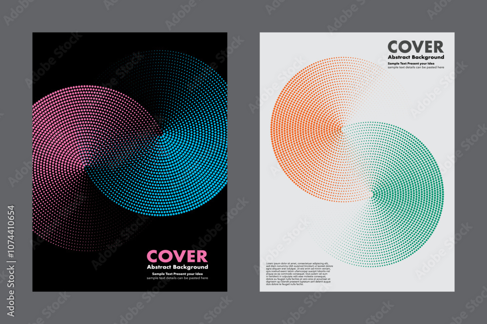 Modern vector geometric abstract background featuring an infinity ...