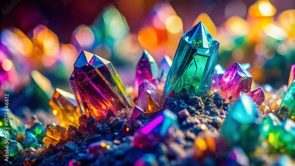 Candid Photography of Potassium Chlorate Crystals in Natural Light with ...