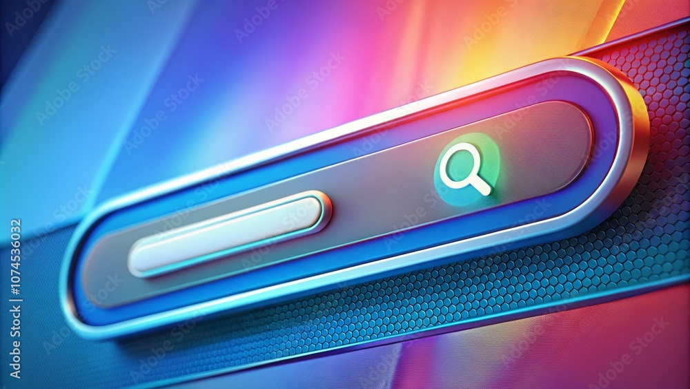 Set of modern search bar and voice recorder design elements with search ...