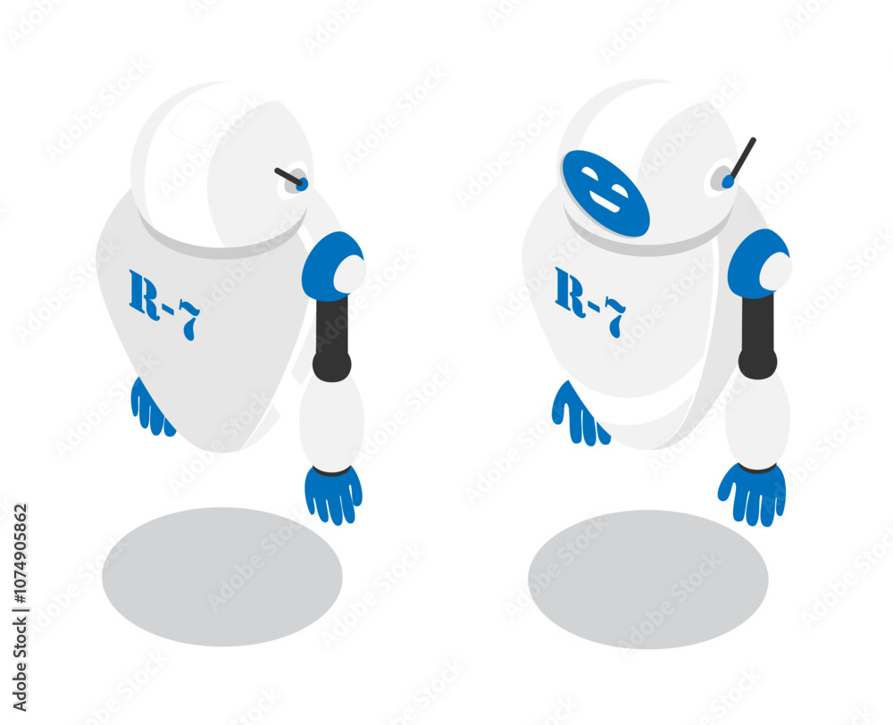 Flying gravity improved robot assistant, smart supporting pensioner ...