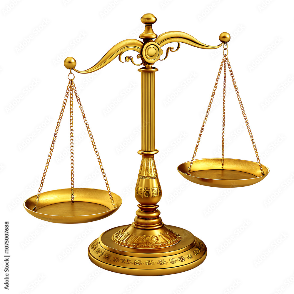 Scales of justice transparent background png format gold scales ...