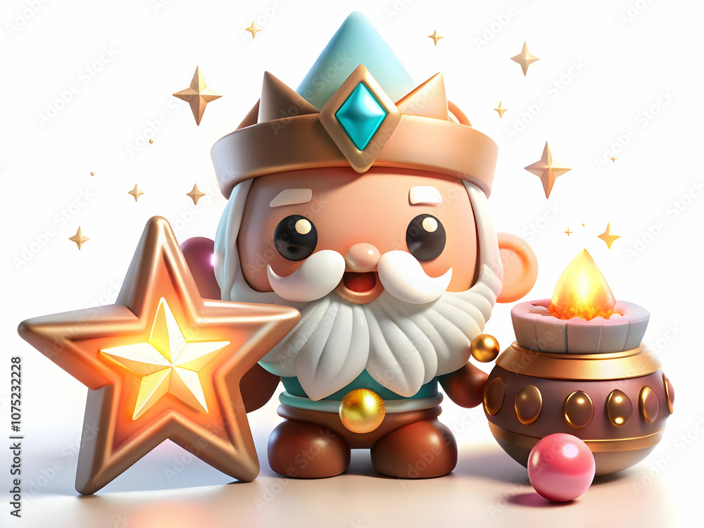 Reyes Magos Star Vector Image Glowing Star Festive Elements Infographic ...