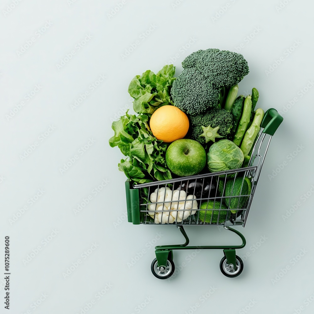 Illustration Stock Inulin and FOS as part of a balanced diet, shown in ...