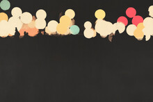 Black Background Rainbow Dots Paper Free Stock Photo - Public Domain ...