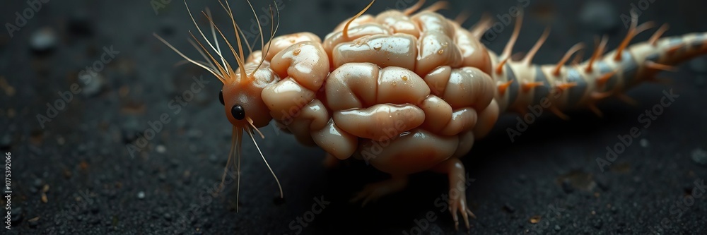 Swollen feline parasite causing brain problems, brain swelling ...