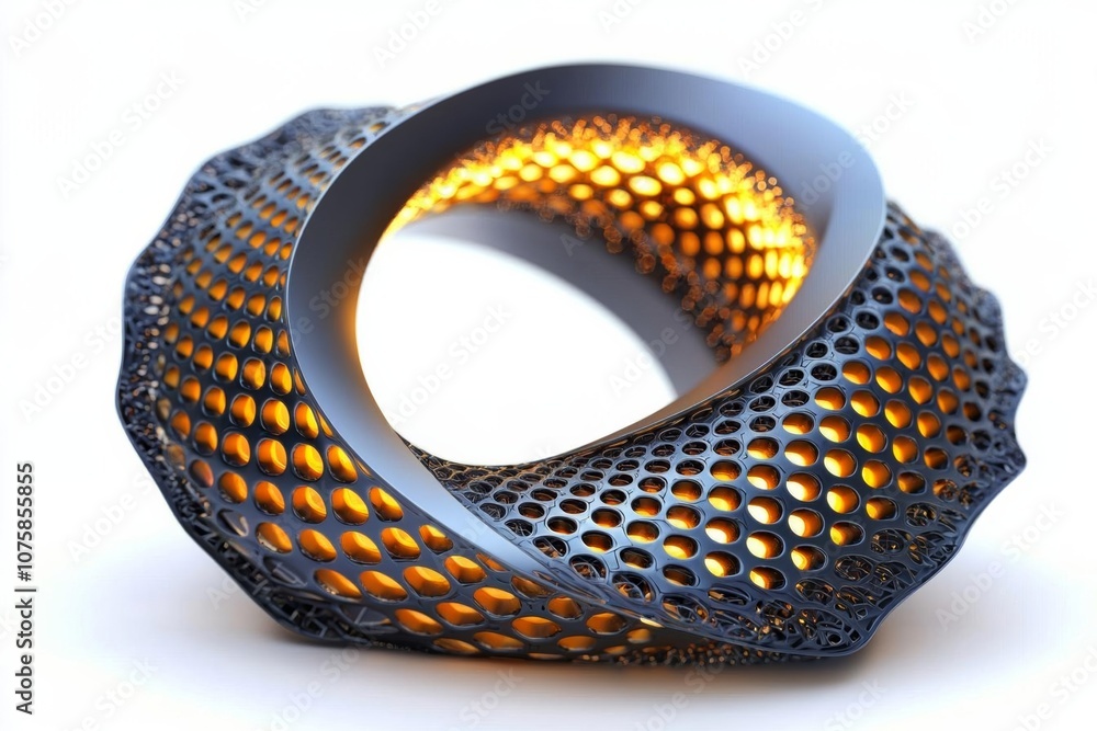 3d Hexagonal Dynamic spiral of hexagonal tiles ascending into a vortex ...