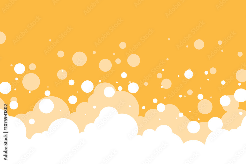 Cartoon beer background, alcohol foam, light liquid splash texture ...