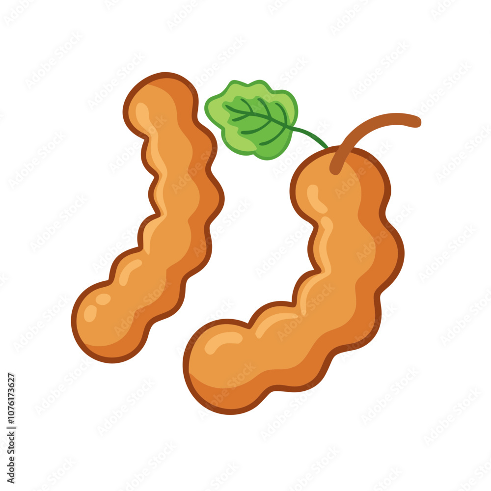 tamarind icon, fruits vector icon - simple vector illustration of a ...
