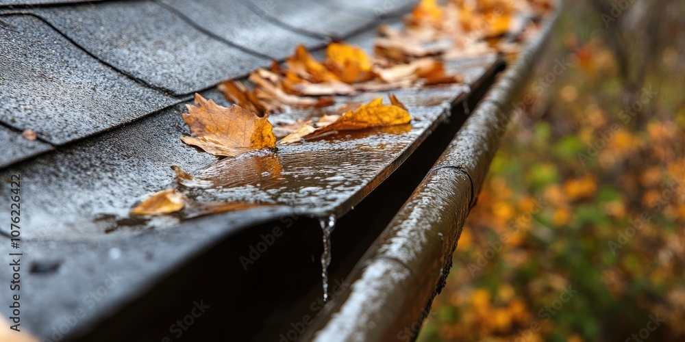 The angles and corners in a roof gutter system play a crucial role in ...