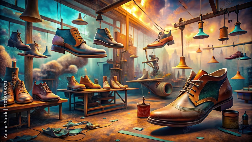 Surreal Shoemaker Factory: A Dreamlike Journey Through Time and ...