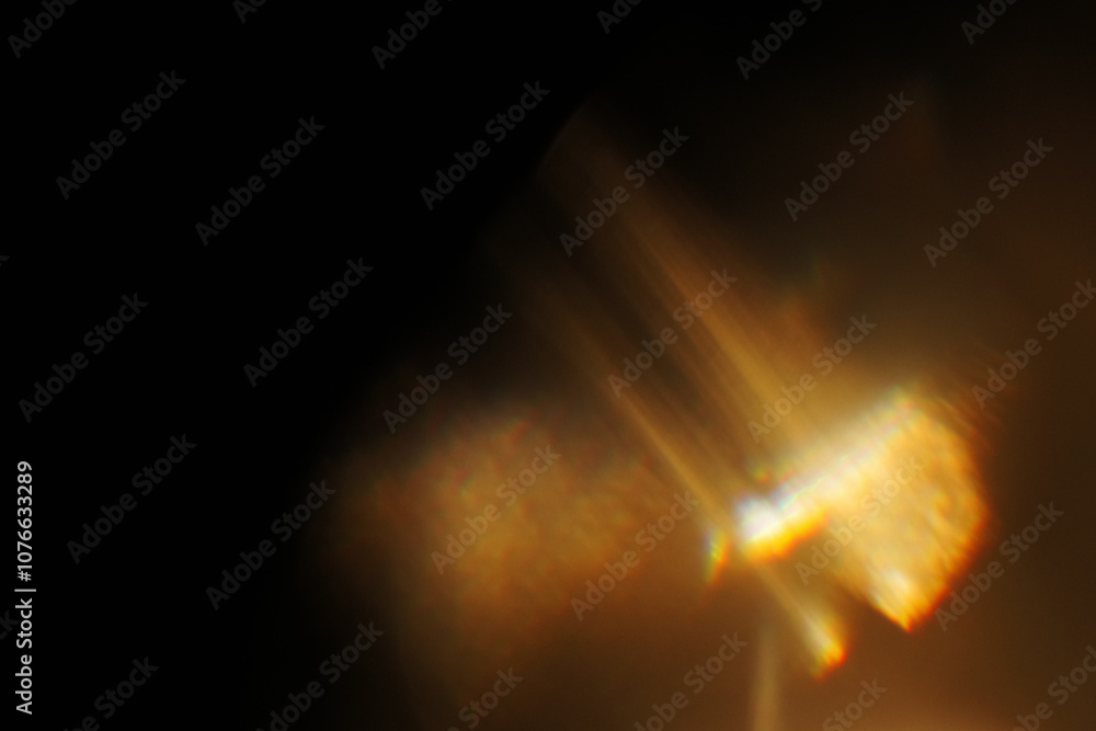 Prismatic Luxury Gold Overlays – High-resolution abstract light and ...