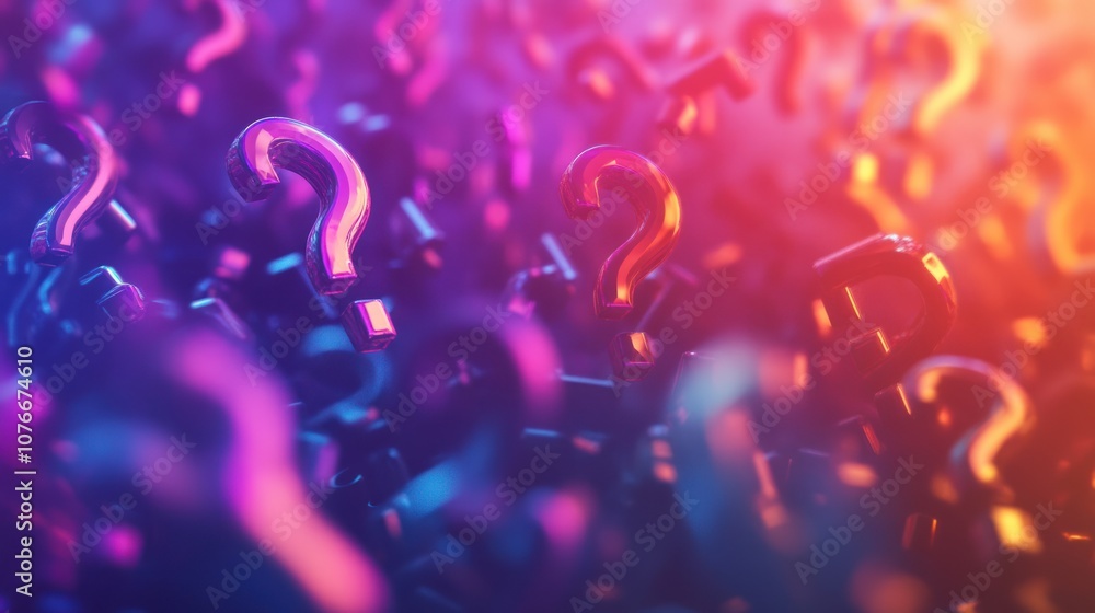 Abstract Question Marks Stock Illustration | Adobe Stock