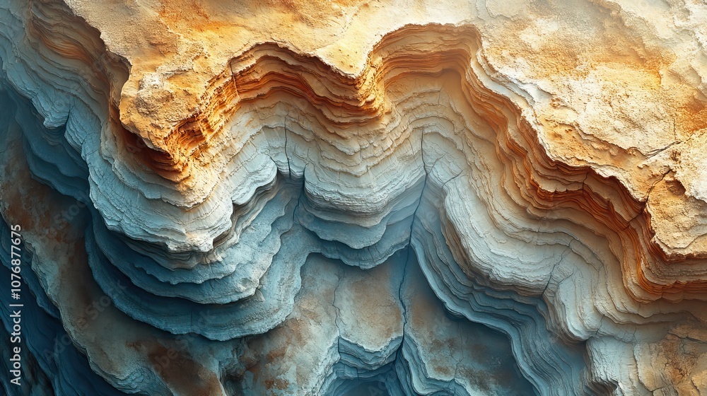 A digital elevation model reveals the dramatic curves of a deep stone ...