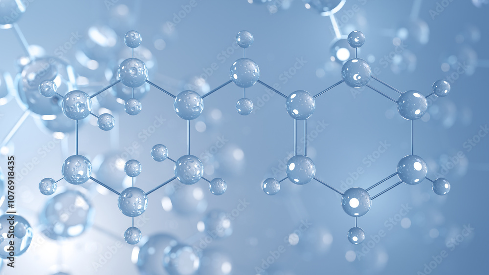 benzylpiperazine molecular structure 3d, recreational drug, structural ...