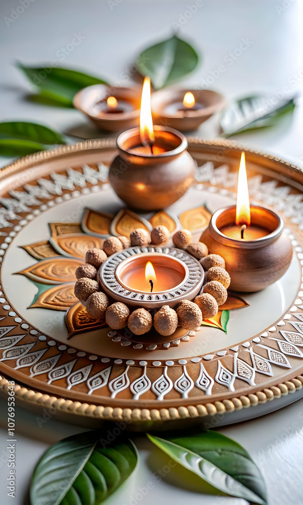 Pongal Traditional Decor Vector Illustration of Cultural Richness with ...